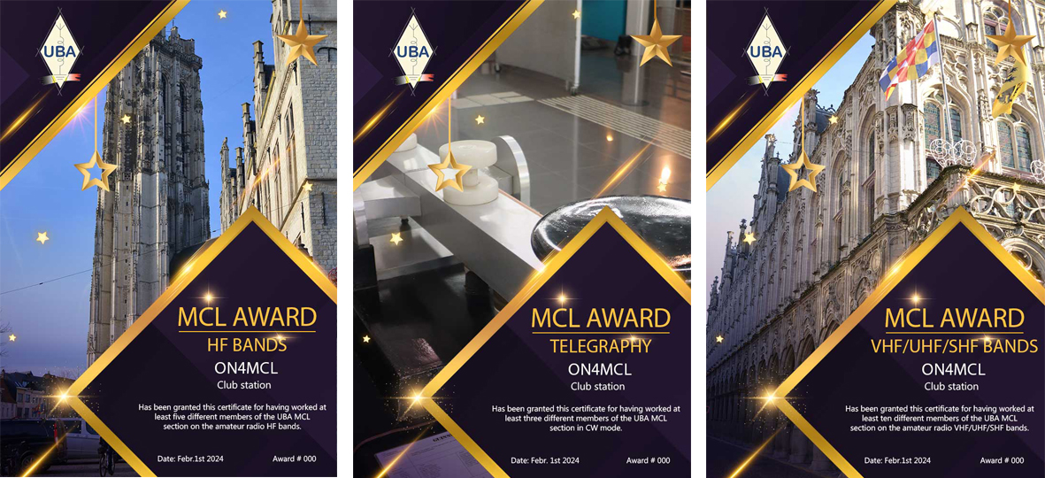 MCL Award – Mechelse Zendamateurs | UBA MCL
